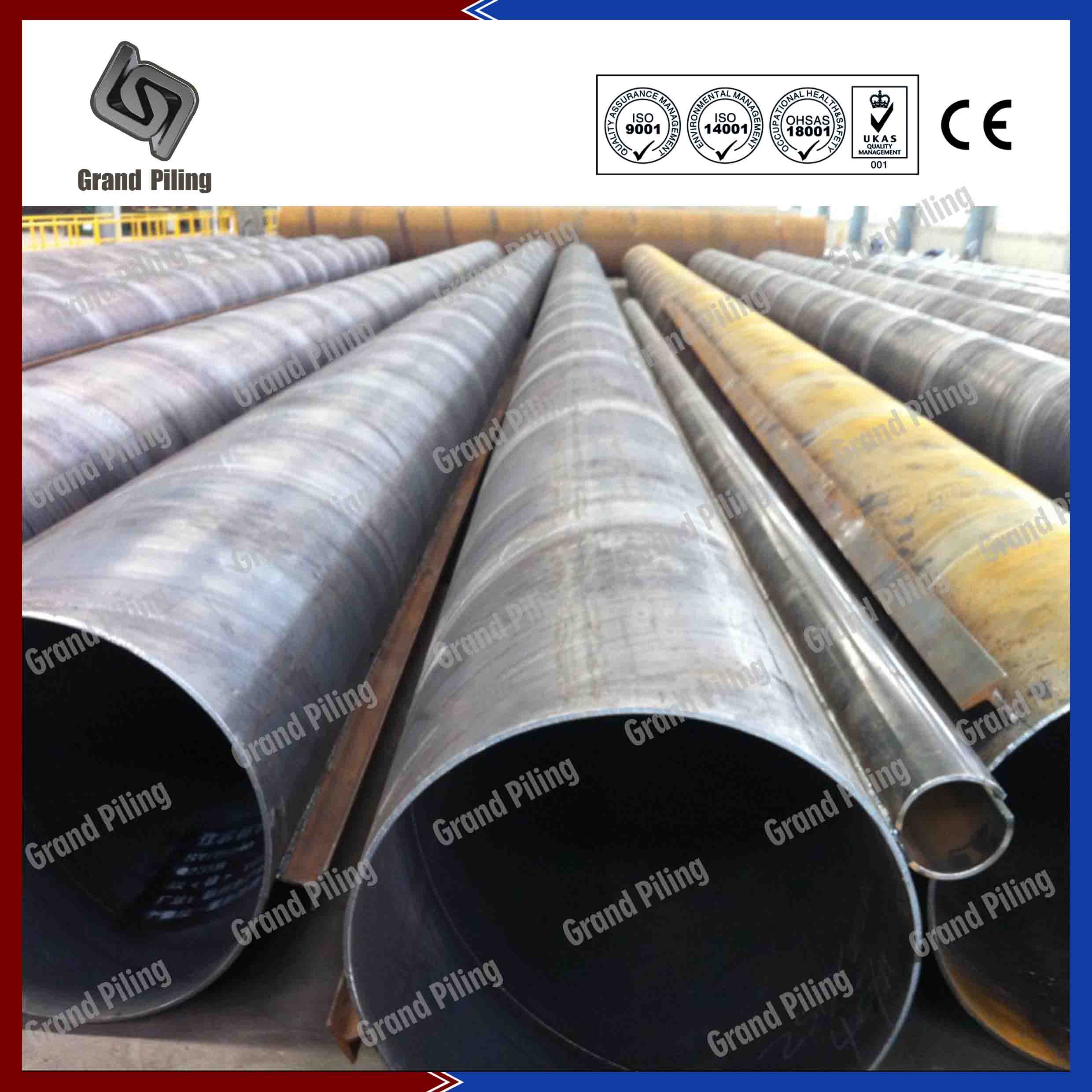 Tubular Pile, pipe piles, steel piles, tubular pipes - deep foundations